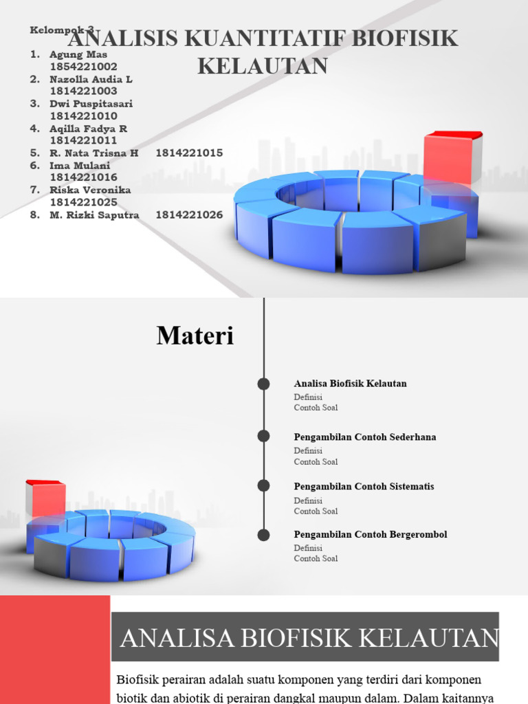 Kelompok 3 - Analisis Kuantitatif Biofisik Kelautan | PDF