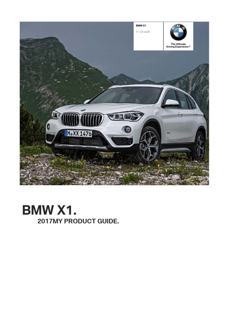 2017 X1 Product Guide | PDF | Fuel Economy In Automobiles | Private ...