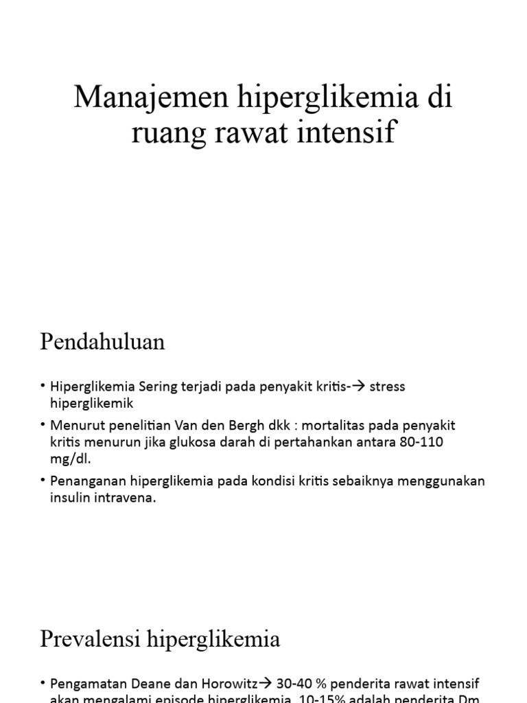 Hiperglikemia | PDF