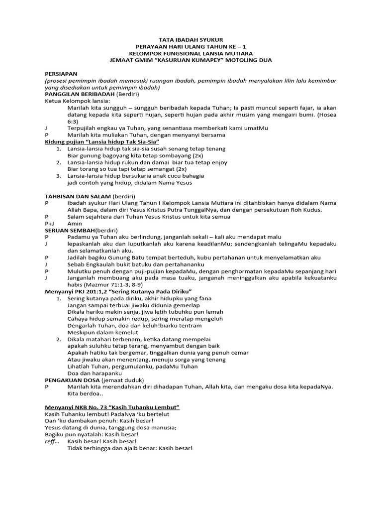 Ti Hut Lansia | PDF