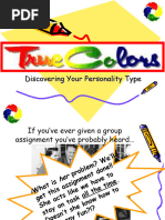 True Colors Team Building Activity | PDF | Psychology | Communication
