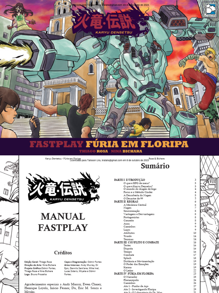 Karyu Densetsu - Fastplay RPG | PDF