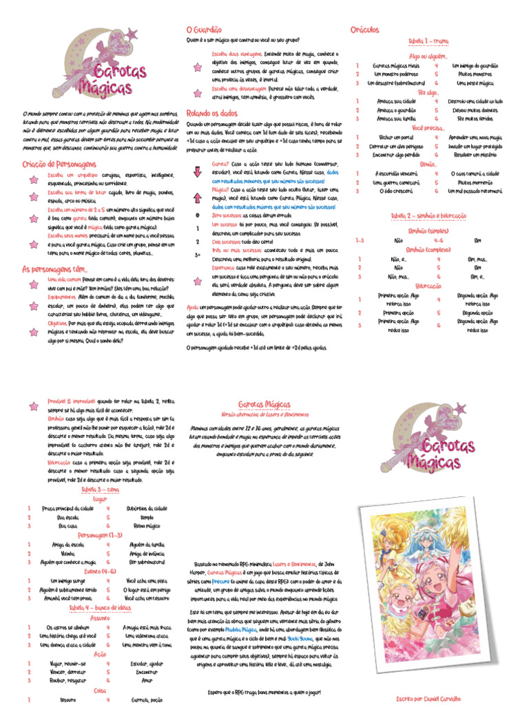 Dominus RPG - Garotas Mágicas | PDF