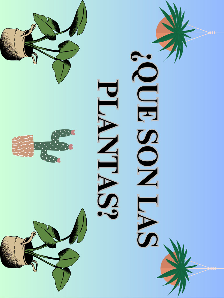 ¿Que Son Las Plantas | PDF | Ciencia y matemáticas