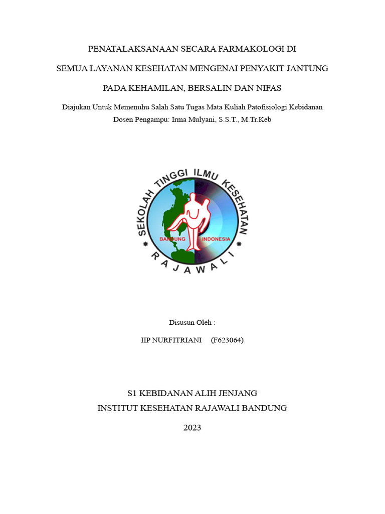 Iip Fitriana - Patofisiologi - F623064 | PDF