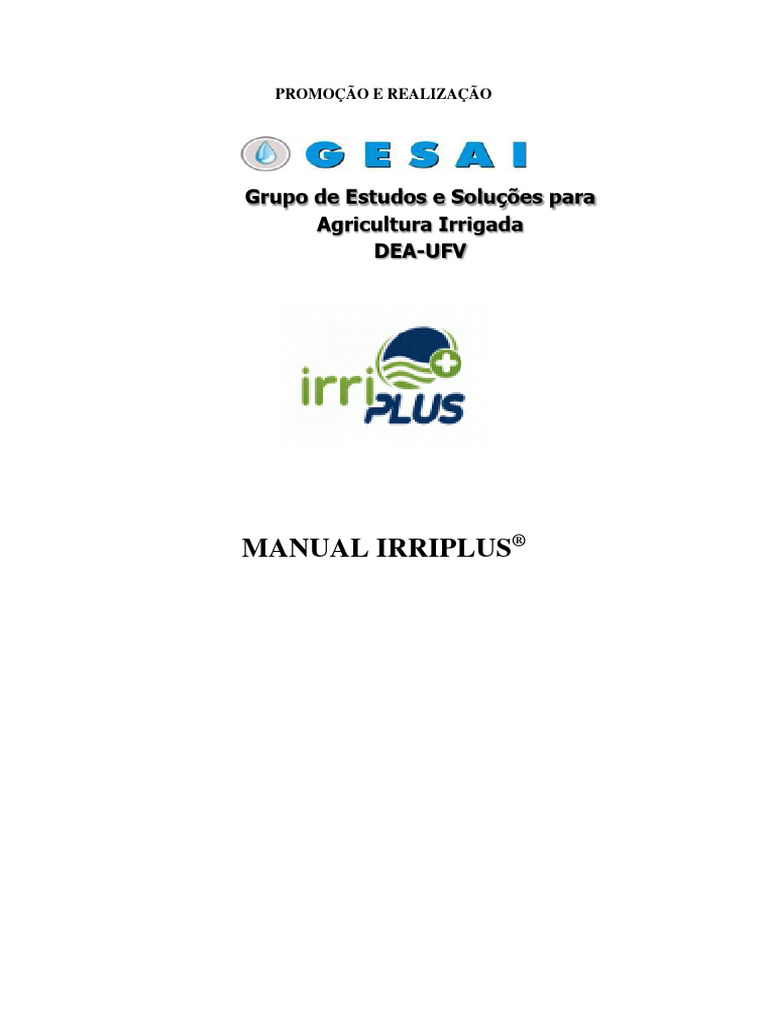 Manual Irriplus | PDF