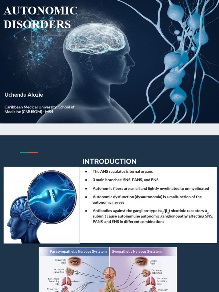 Autonomic Disorders Uchendu Alozie | PDF