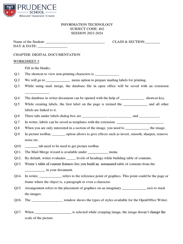 W3 Digital Documentation | PDF