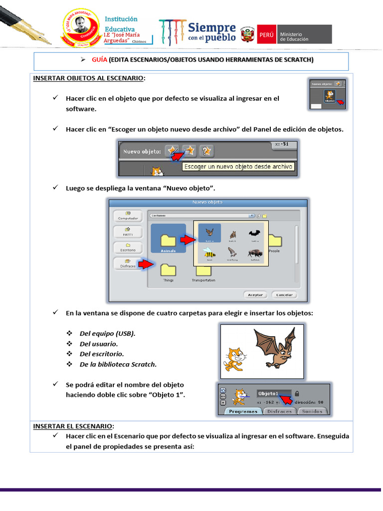 EPT5 U4 S2 Guía | PDF | Scratch (lenguaje de programación) | Ventana ...