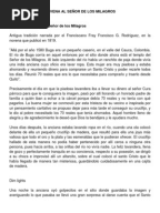 Guion de misa en acción de gracias al Divino niño Jesús