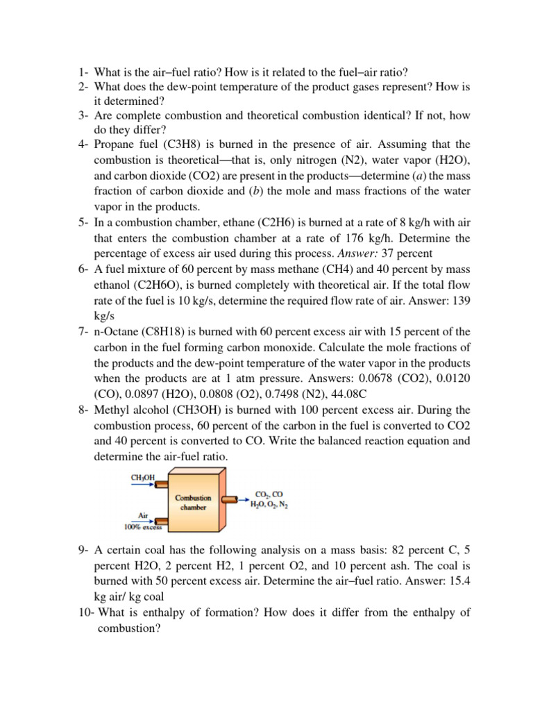Combustion | PDF | Combustion | Propane