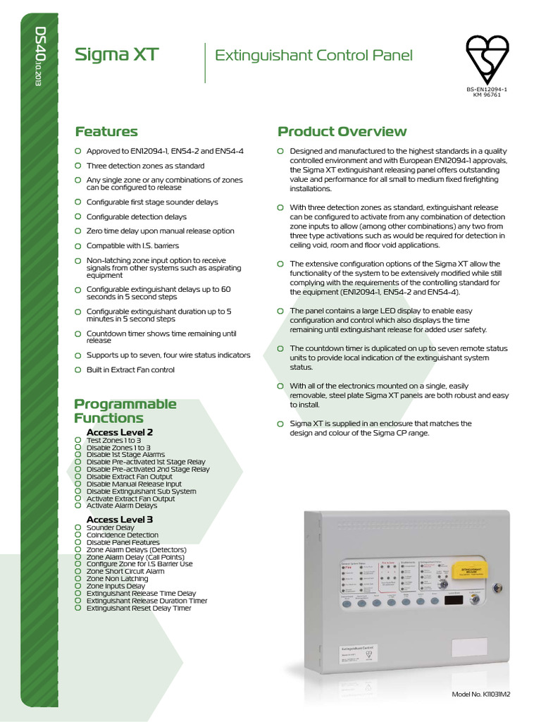 Sigma-Xt (4) Central Per Detektim Dhe Fikje Te Zjarrit | PDF | Relay ...