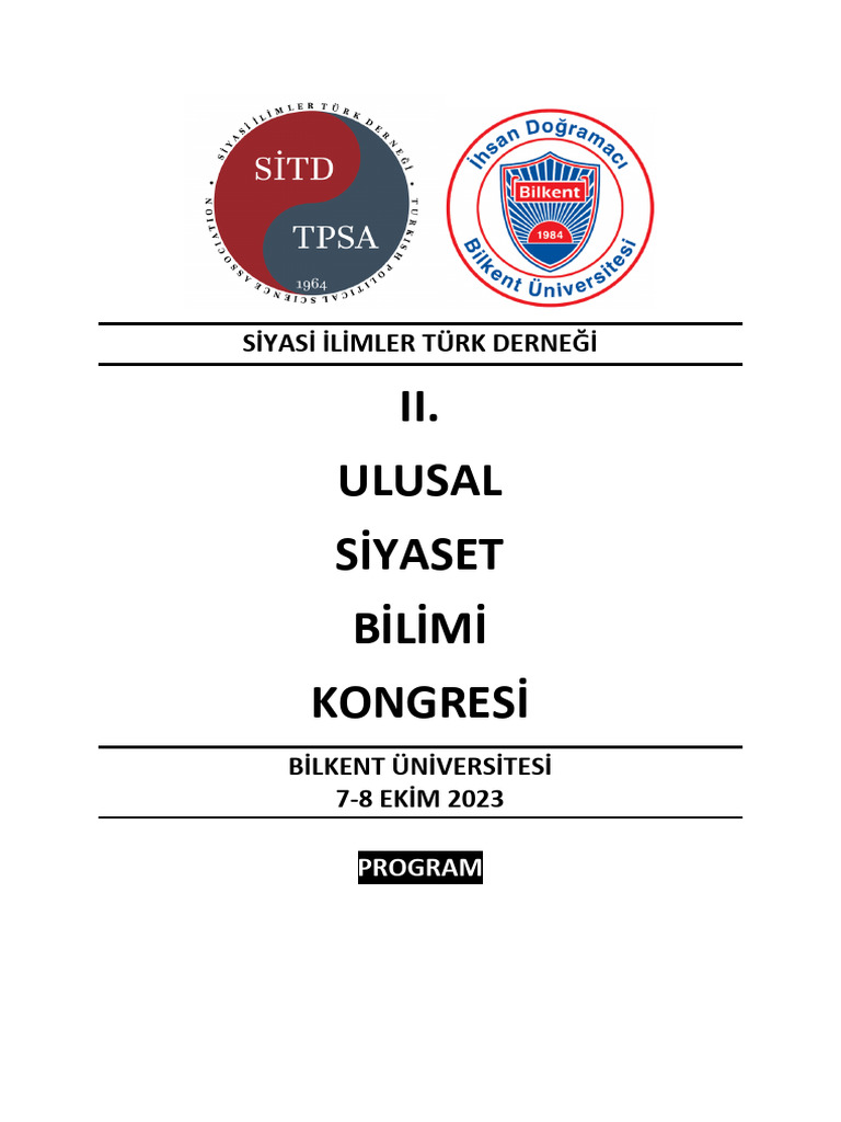 Siyaset Bilimi Kongresi 2023 | PDF