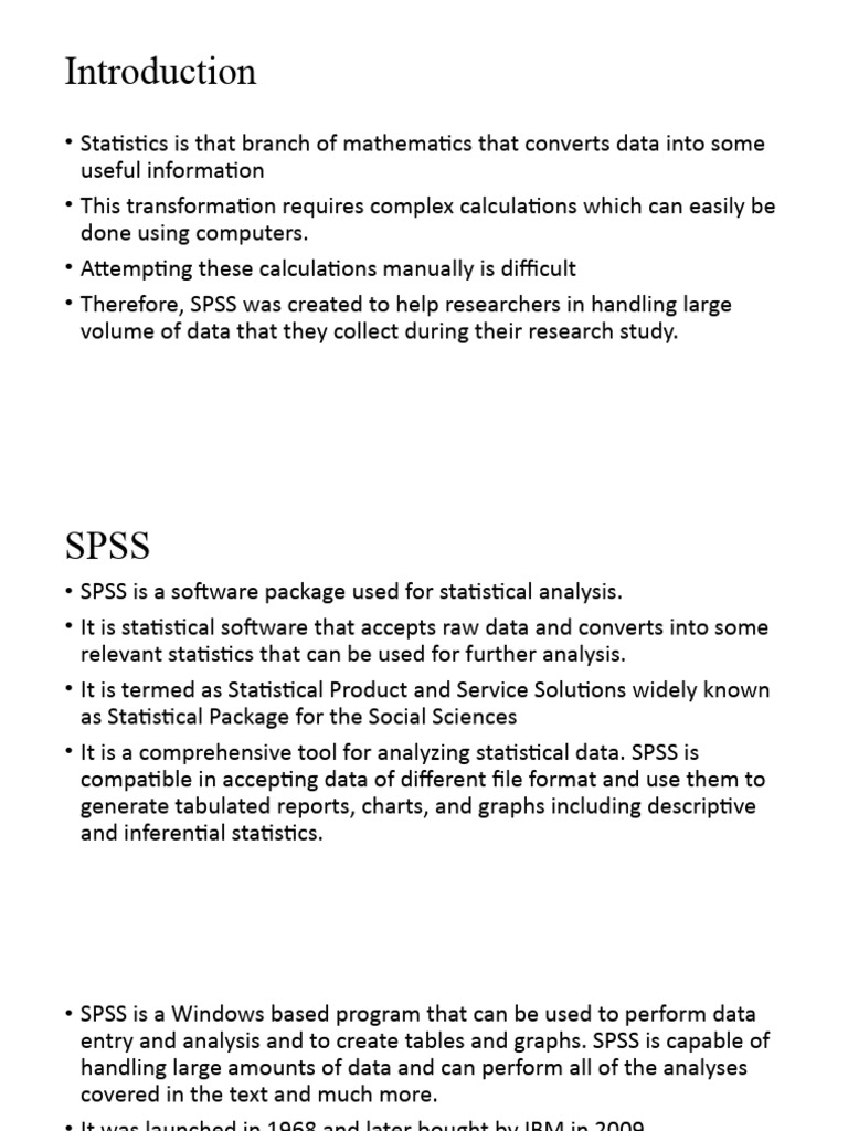 SPSS - Unit I | PDF | Type I And Type Ii Errors | Statistical ...