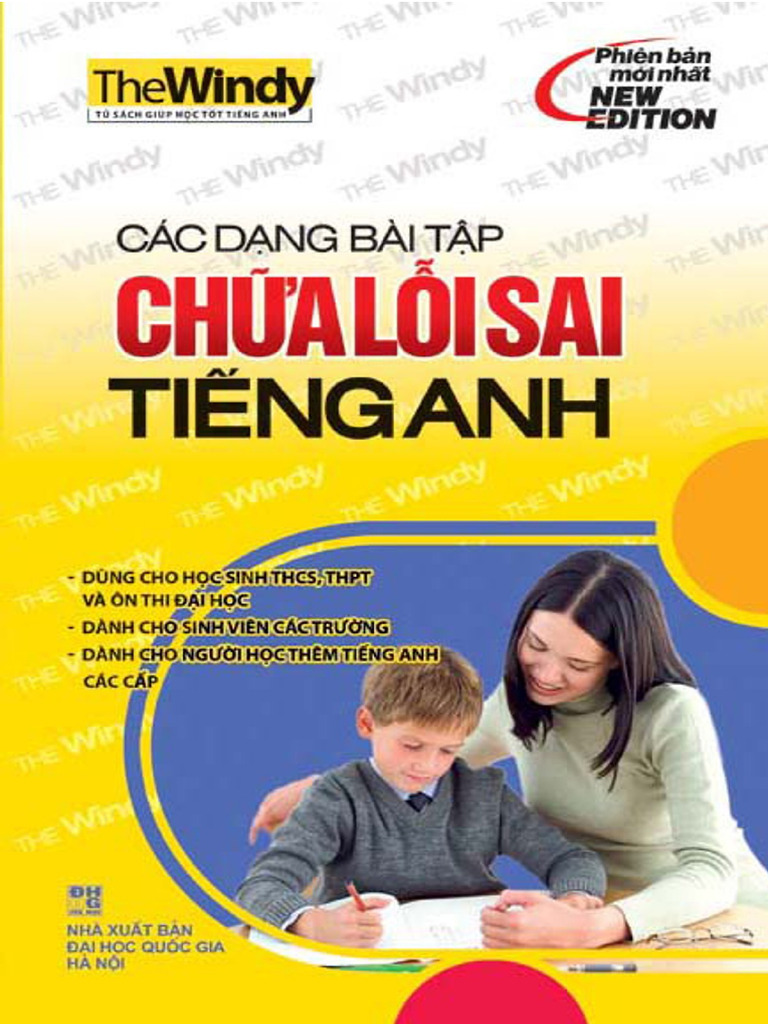 Các Dạng Bài Tập Chữa Lỗi Sai Tiếng Anh - The Windy | PDF
