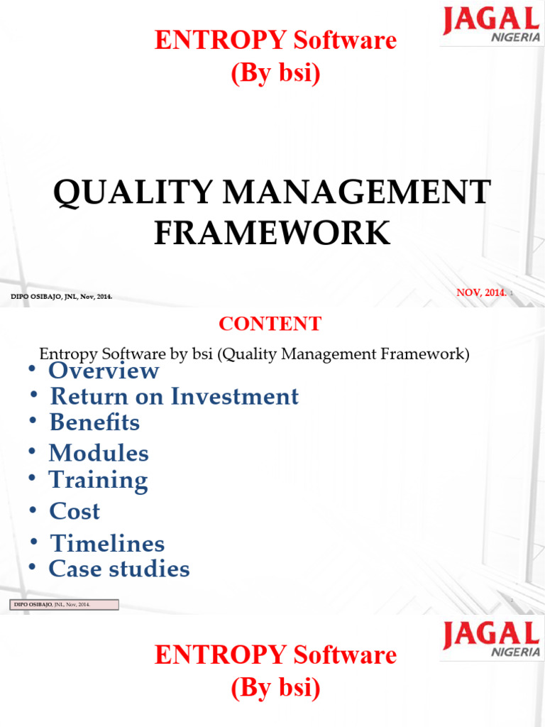 Entropy Software by BSI - Quality Management Framework | PDF Entropy Software by BSI - Quality Management Framework | PDF
