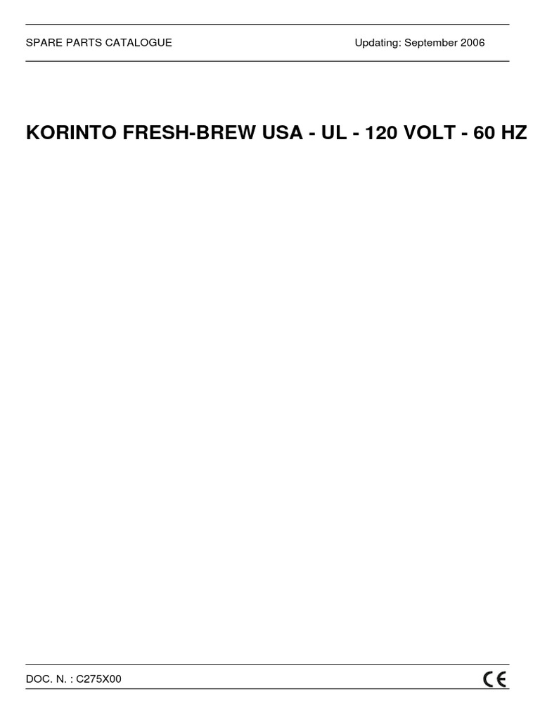 KORINTO Manual de Partes | PDF