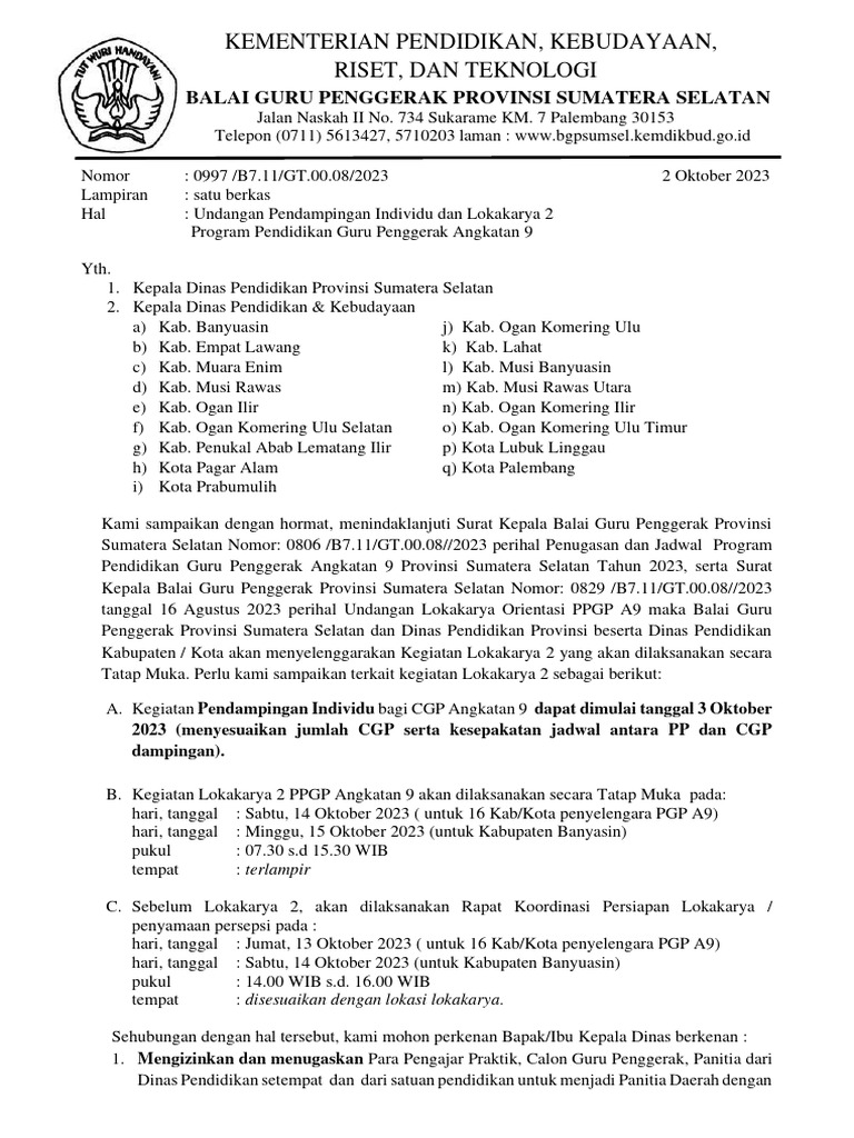0997 - PI Dan Loka 2 Angkatan 9 | PDF