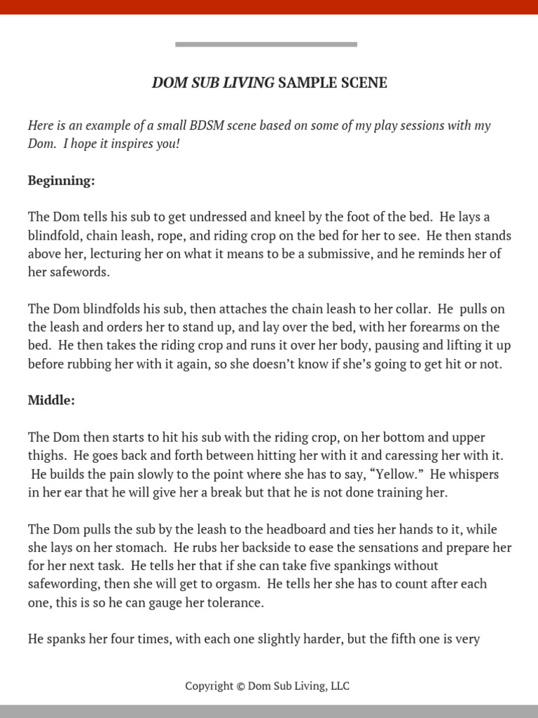 Sample Scene Pdf Pdf