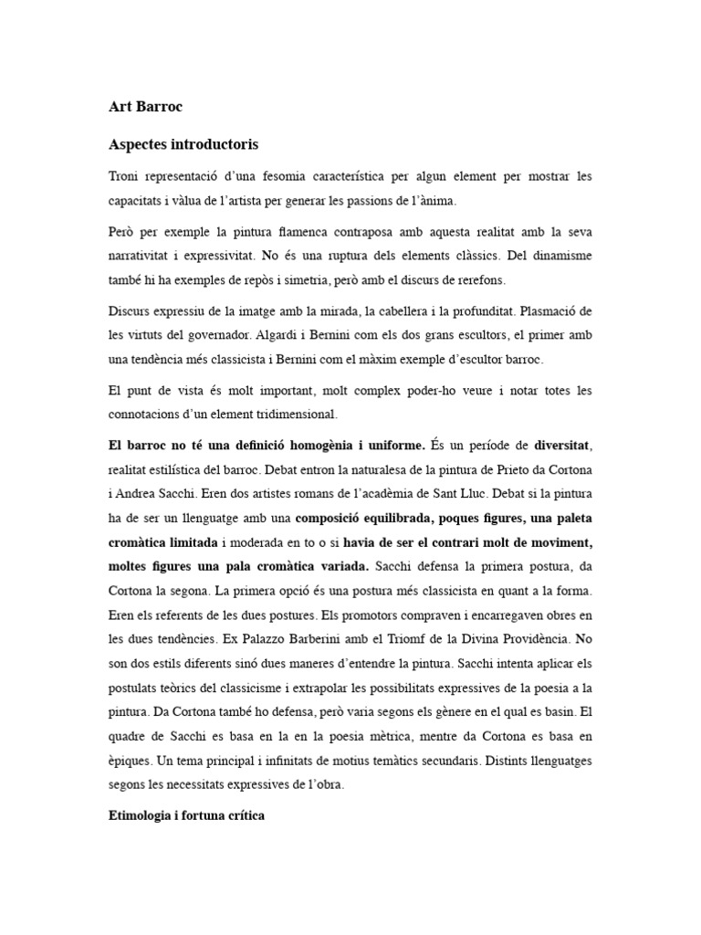 Art Barroc | PDF