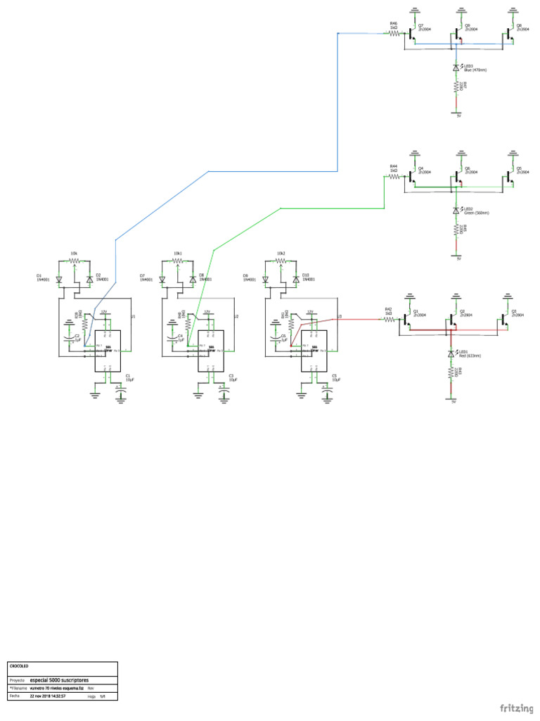 Controlador RGB 555 - Esquemáticos | PDF