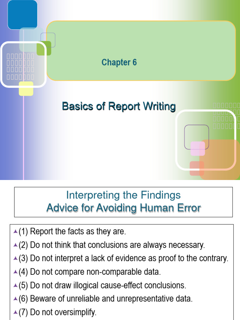 Business Communication - Report Writing | PDF