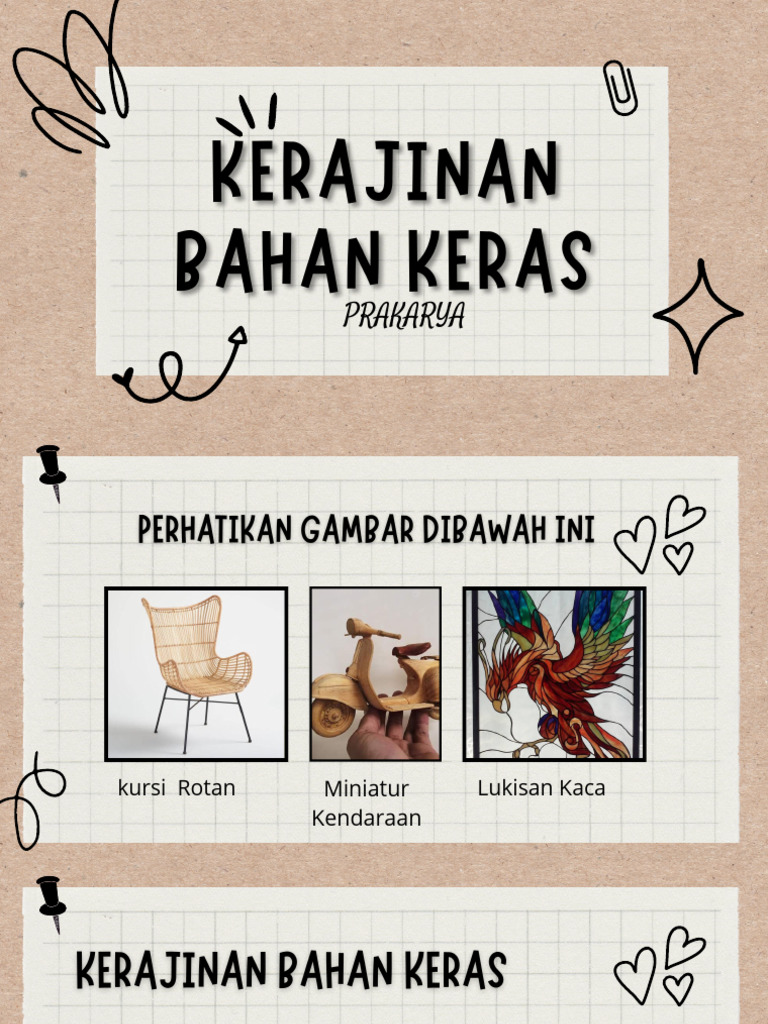 Ppt Kerajinan Bahan Keras | PDF