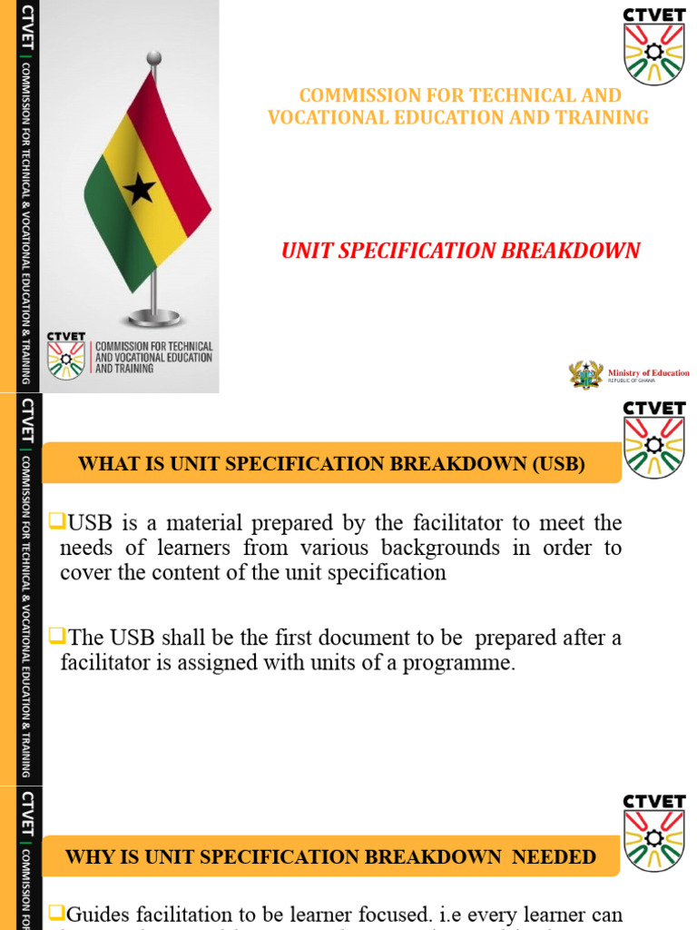 Unit Specification Breakdown | PDF