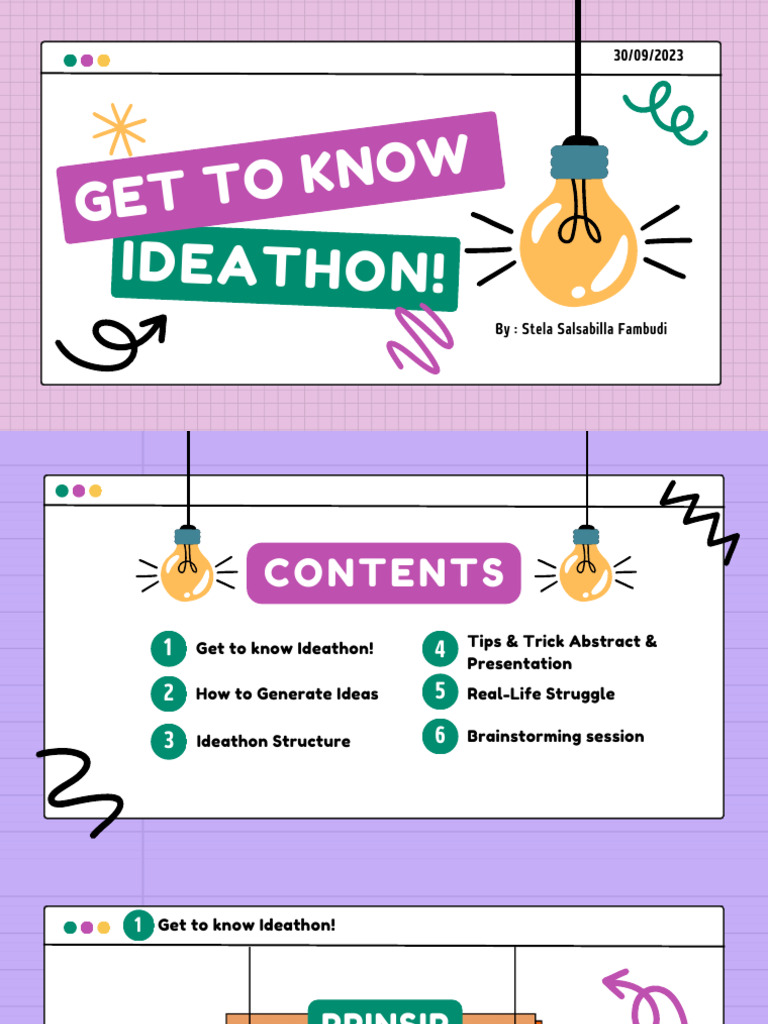 Ideathon 101 | PDF | Karier & Perkembangan