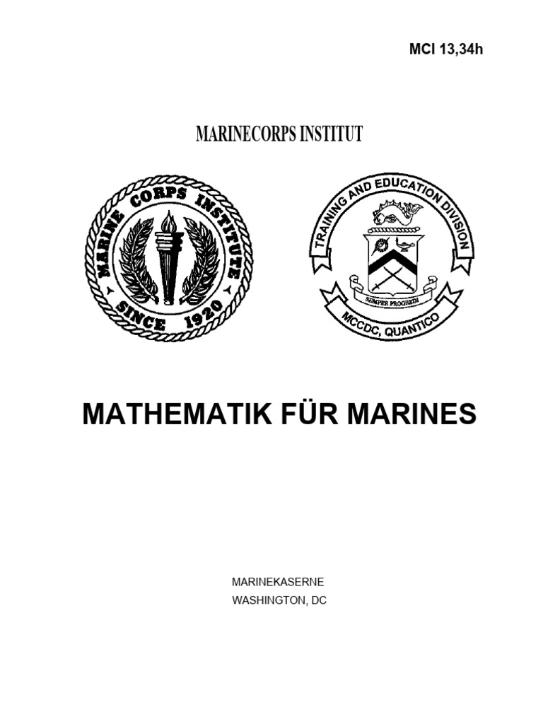 1334H Mathematik Für Marines (MCI) | PDF