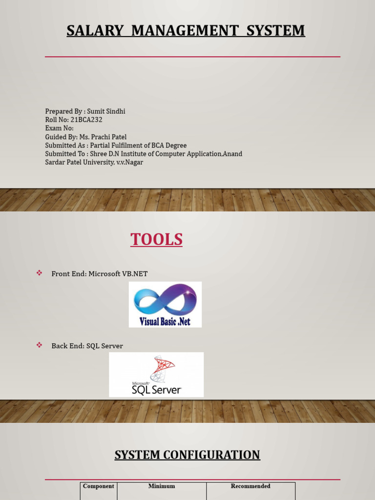 Online Employee Salary Management System | PDF