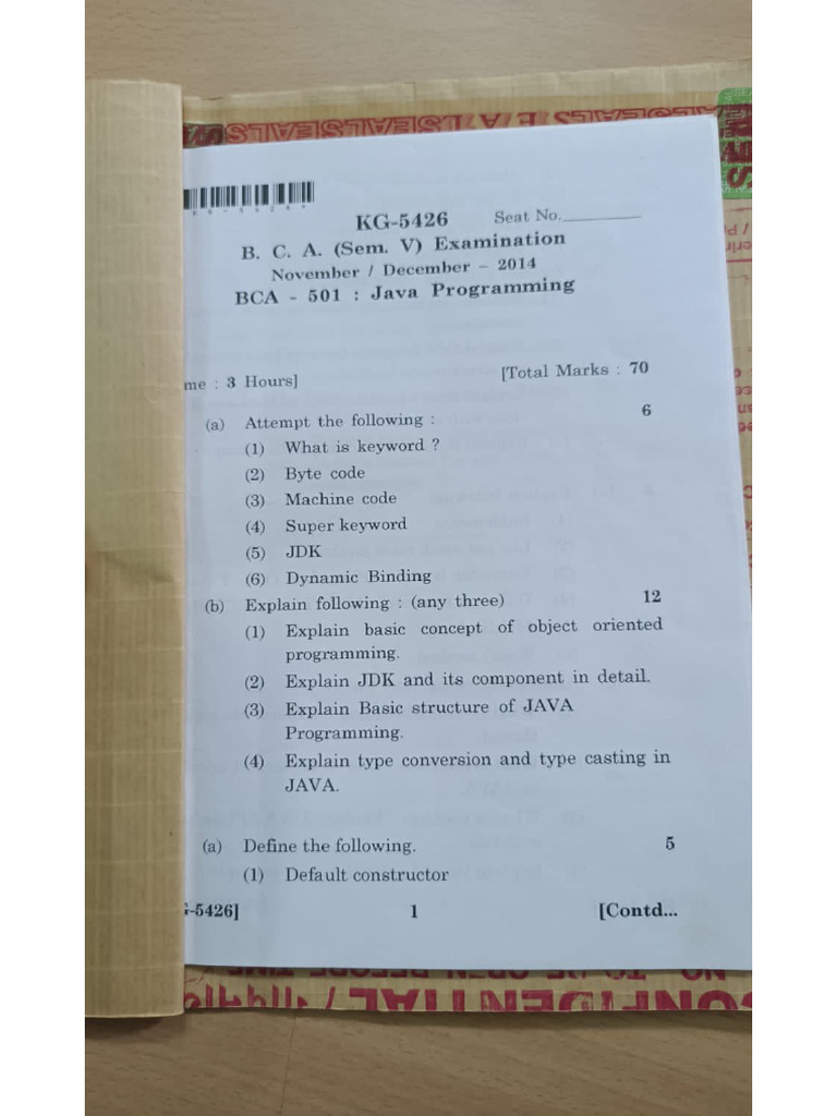 Bca Sem 5 Pdf
