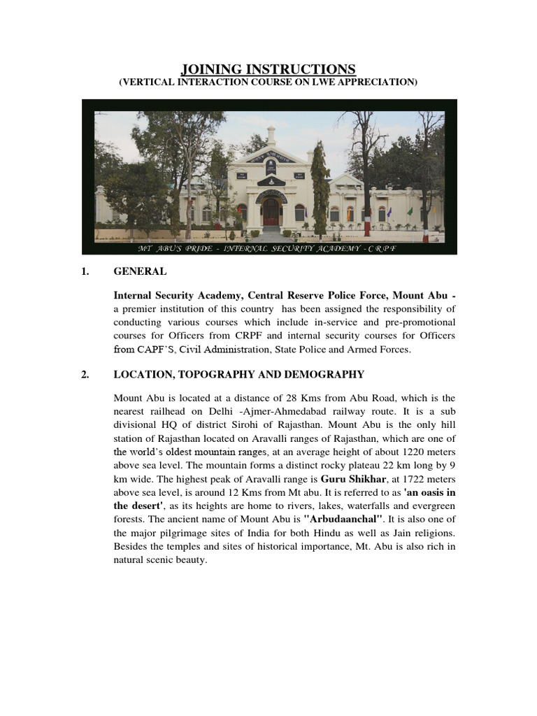 Joining Instruction-VIC LWE | PDF