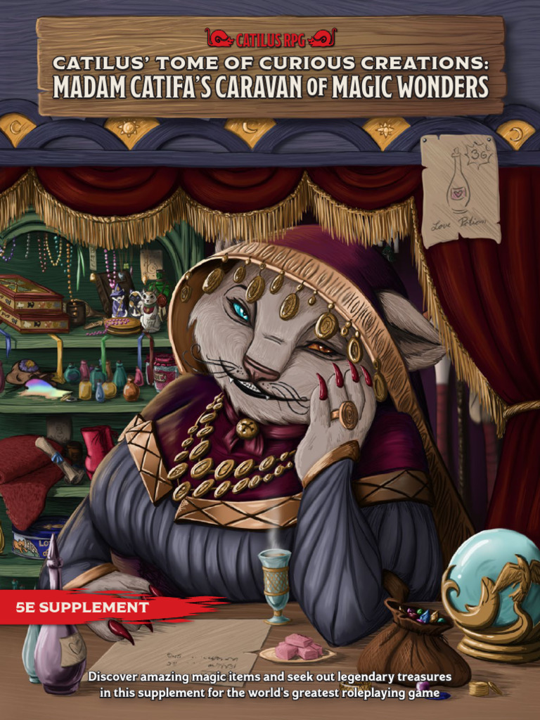 Catilus RPG - Catilus' Tome of Curious Creations Madam Catifaâ S ...