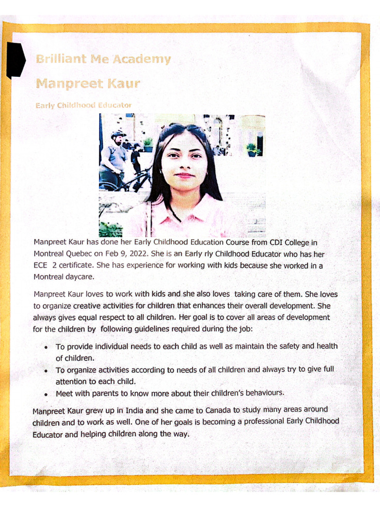 Manpreet Profile | PDF