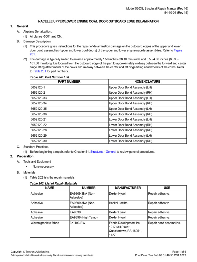 ATA 54 Nacelles&Pylons | PDF | Door | Composite Material