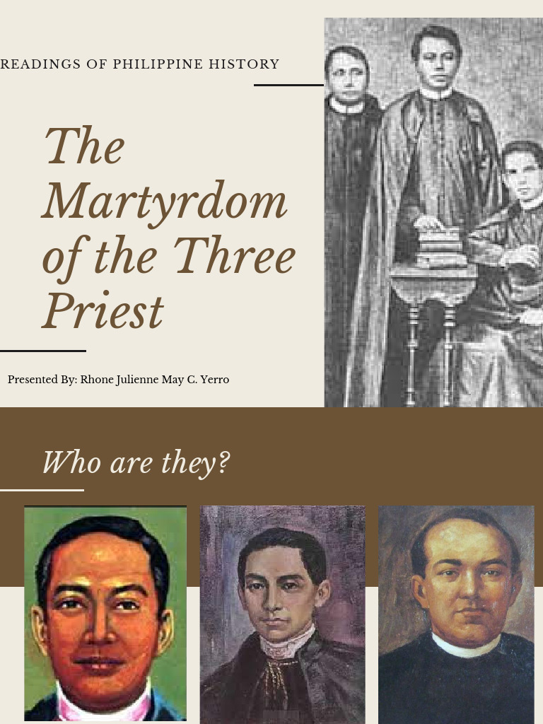 The Martyrdom of The Three Priest (Gomburza) | PDF