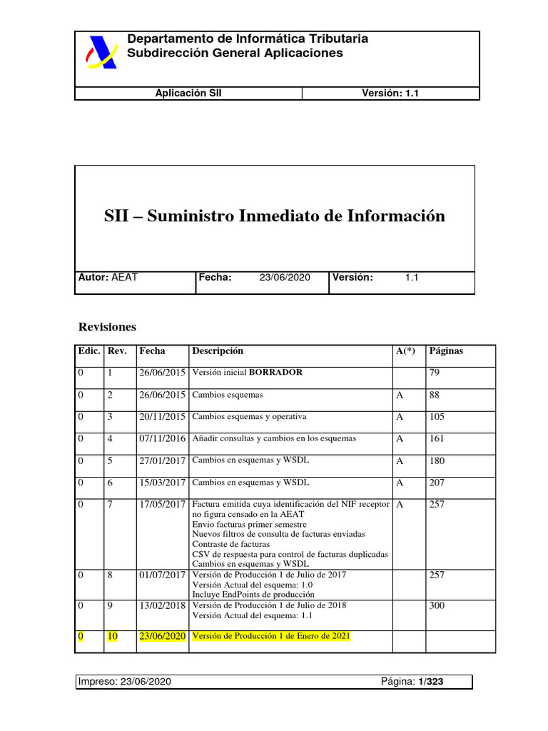 Aplicación SII: Guía Versión 1.1 | PDF | Factura | Seguro