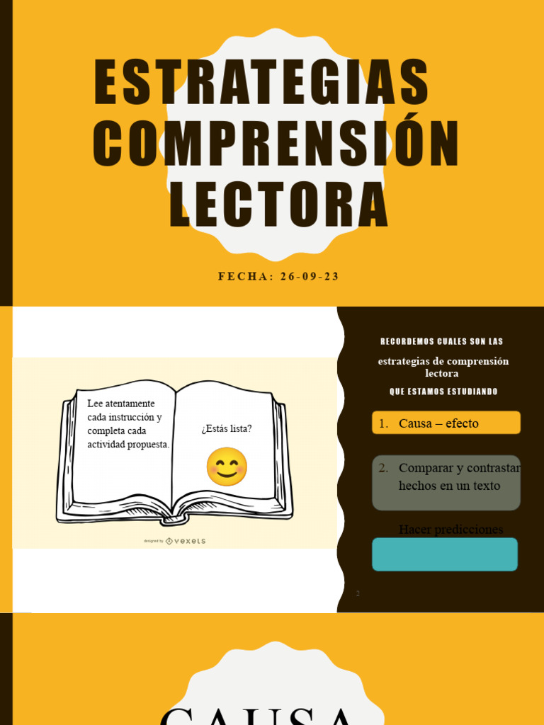 Estrategias de Comprension Lectora ACTIVIDADES | PDF