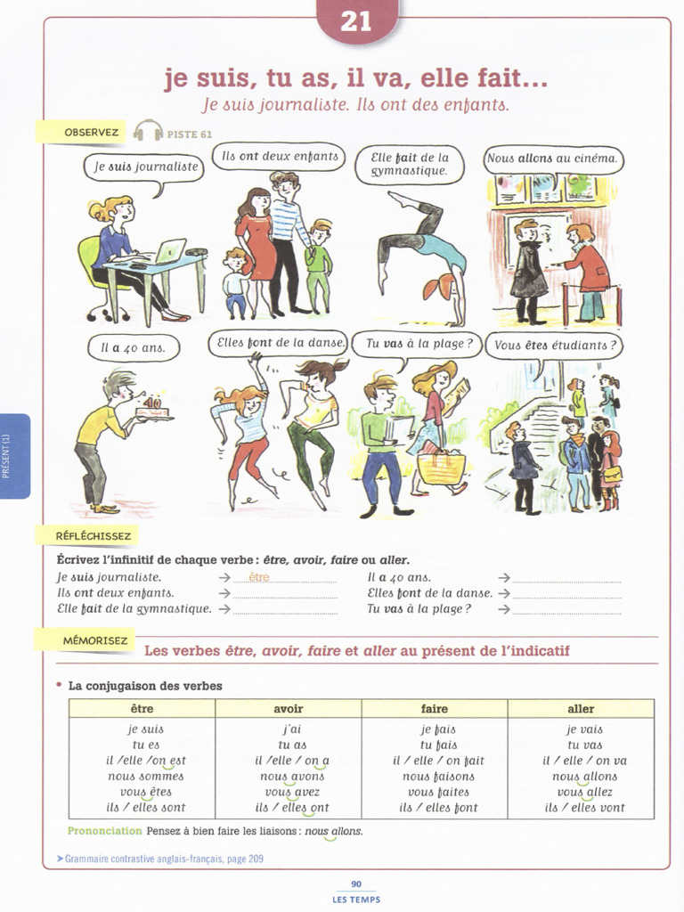 Etre Avoir Aller Faire | PDF