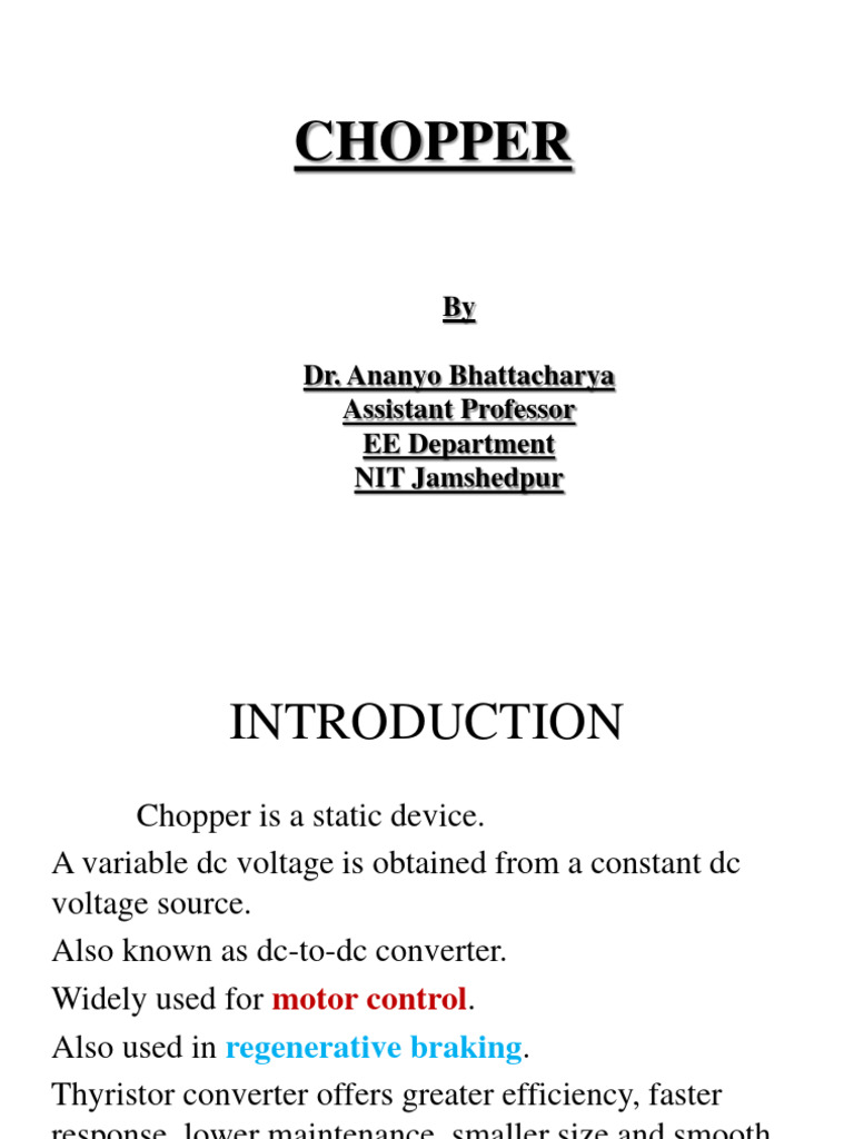 Chopper | PDF