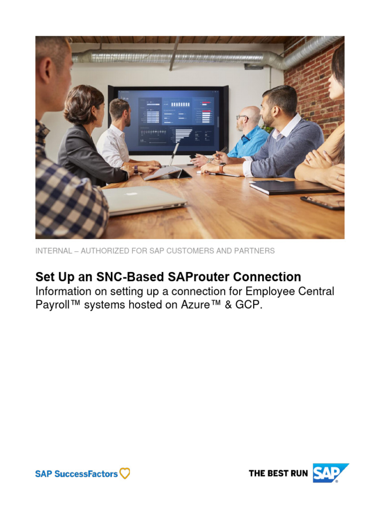 SNC-SAProuter For SAP Employee Central Payroll - For Transition | PDF | Virtual Private Network ...