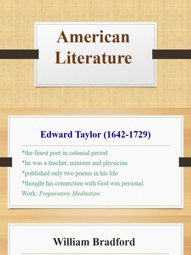 American Literature | PDF | Benjamin Franklin | Nathaniel Hawthorne
