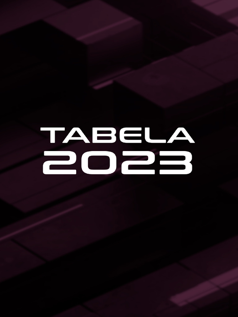 Tabela 2023.2 | PDF