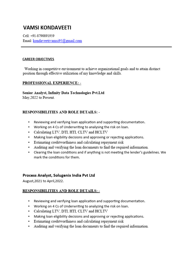 Vamsi Kondaveeti - Resume | PDF Vamsi Kondaveeti - Resume | PDF