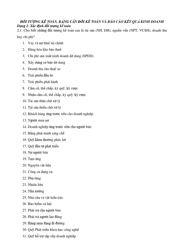 BÀI TẬPTHÊM - SV - DH - NLKT | PDF