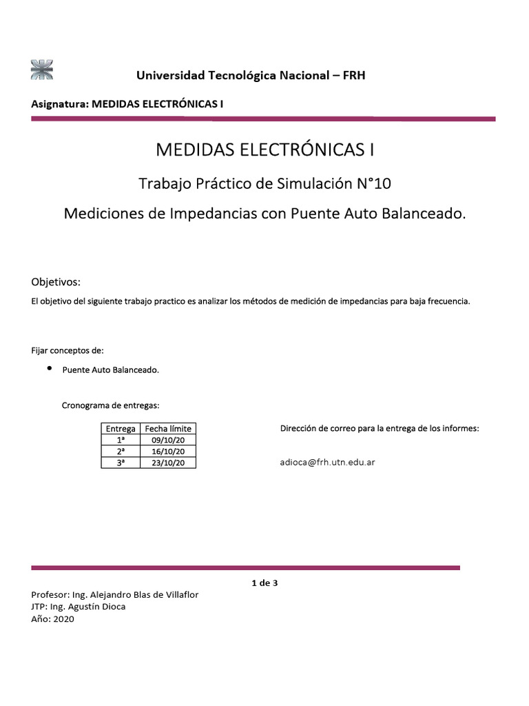 TP10-Simulación - Mediciones Con Puente Auto Balanceado | PDF | Métodos ...