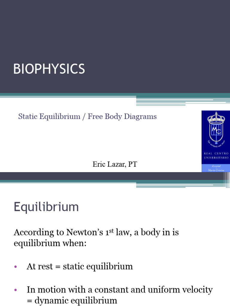 Static Equilibrium and Free Body Diagrams | PDF