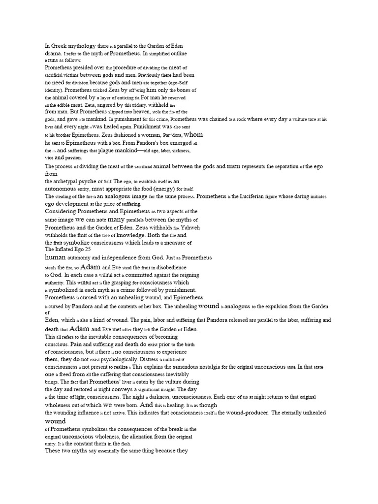 Greek Mythology Prometheus | PDF | Prometheus | Zeus