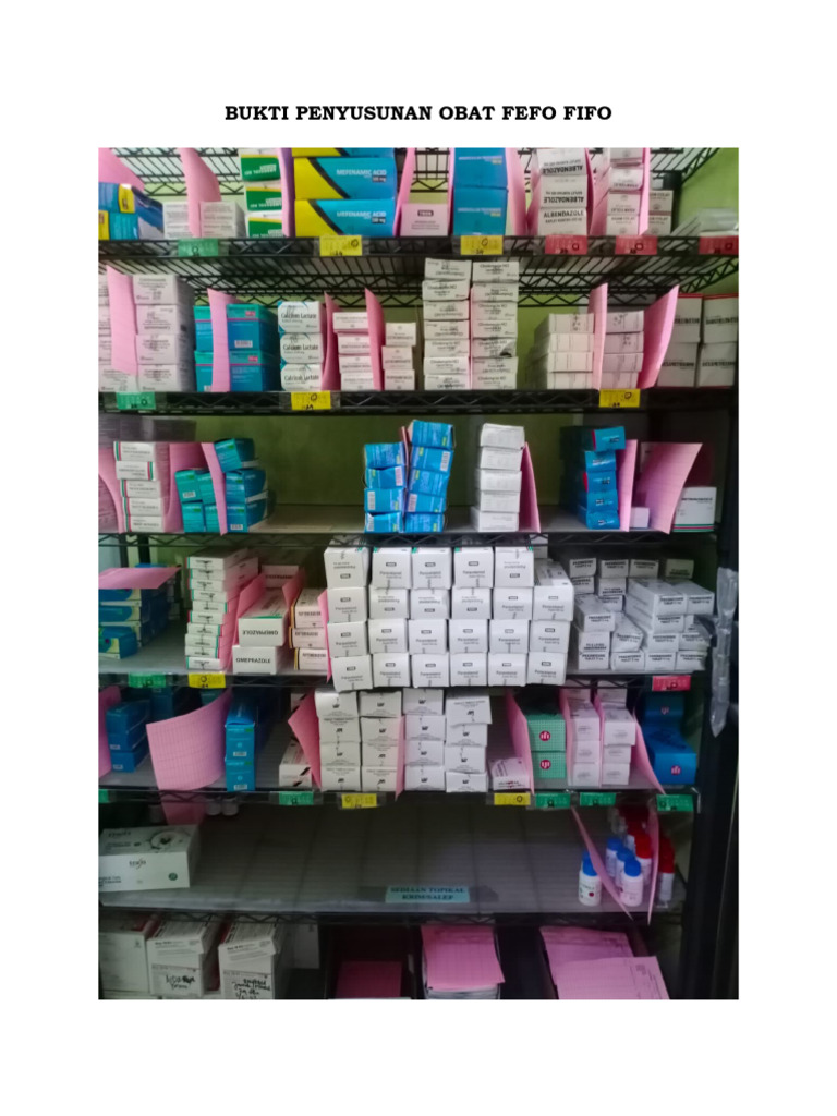 Penyusunan Obat FEFO FIFO | PDF